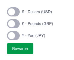 Vreemde valuta gebruiken – Deskflow