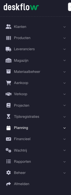 De interface – Deskflow