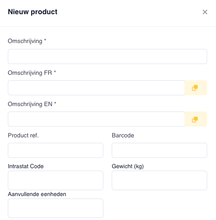 Gebruik van Intrastat – Deskflow