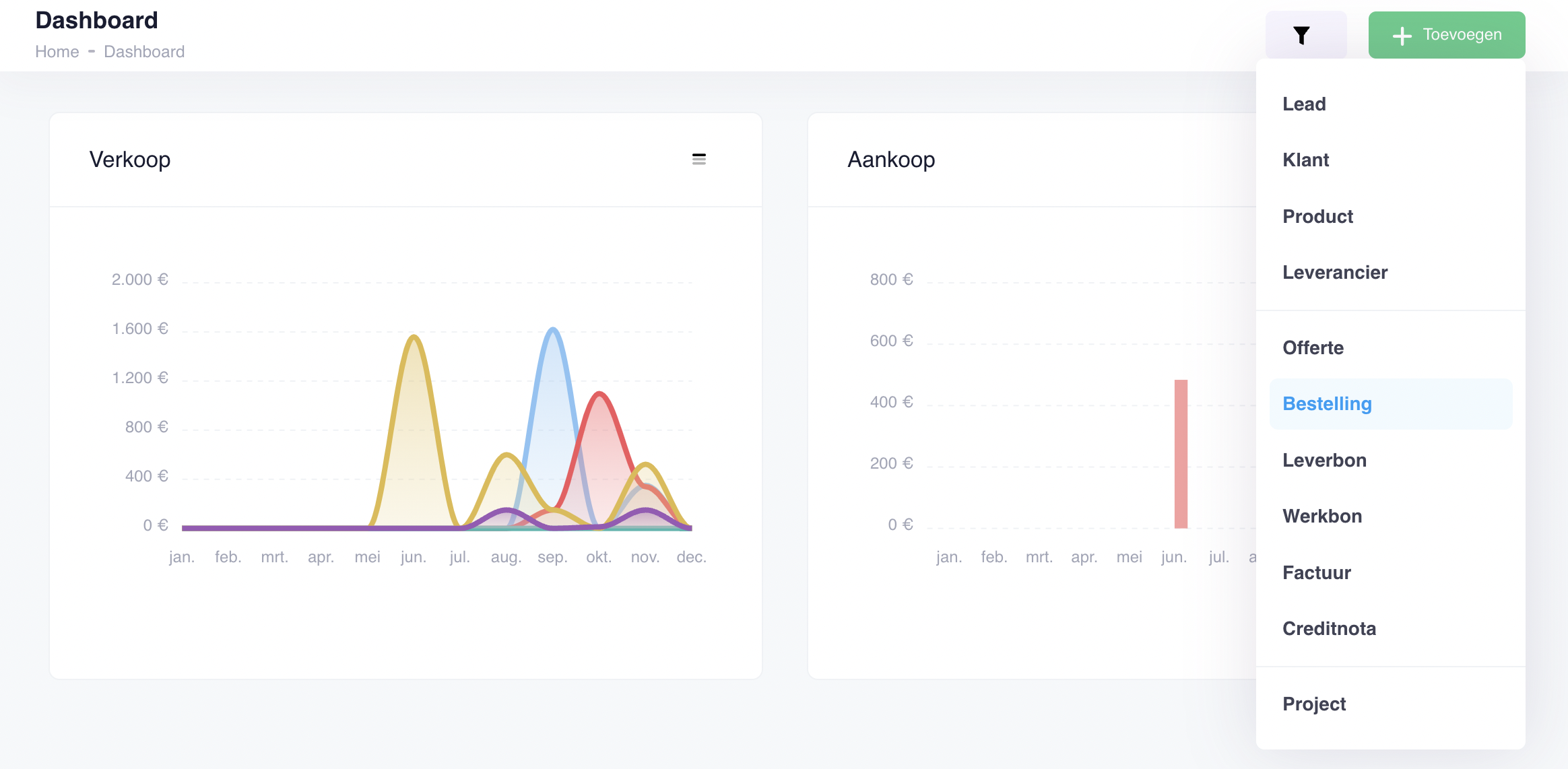 Bestelling plaatsen – Deskflow